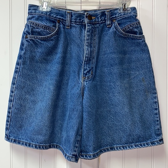 Congo | Shorts | Vtg 9s Congo Usa Wide Leg High Rise Denim Jean Shorts ...